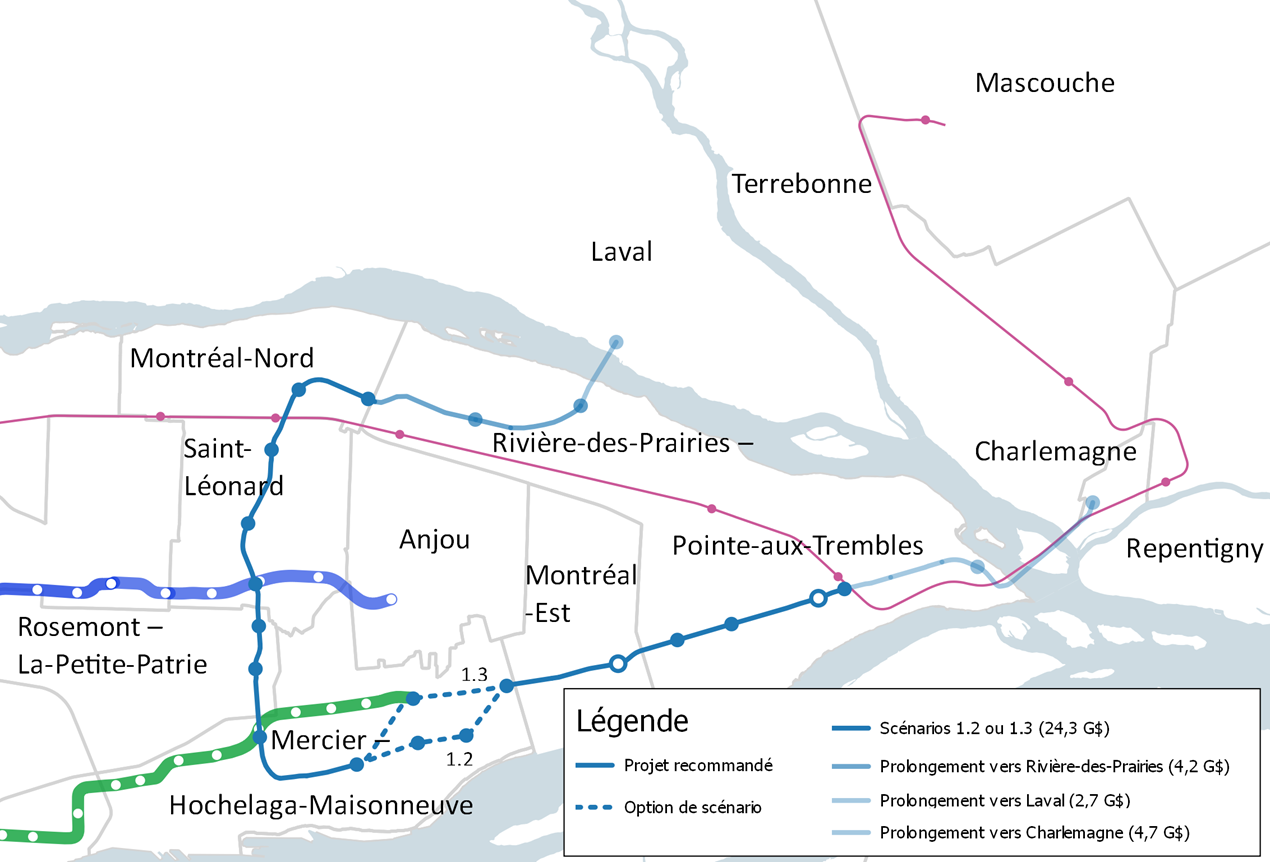 Projet structurant de l’est – Autorité régionale de transport ...